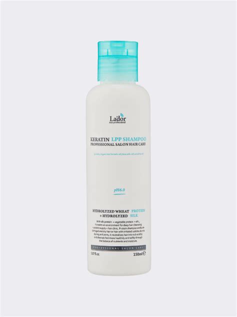 Питательный кератиновый бесщелочной шампунь La'dor pH6.0 Keratin LPP ...