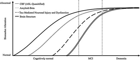 Hypothetical Model Of The Temporal Ordering Of Physiological Biomarkers