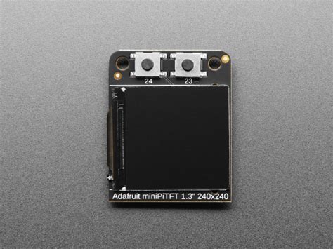 Adafruit Mini PiTFT 1 3 240x240 TFT Add On For Raspberry Pi ST7789 Kiwi Electronics