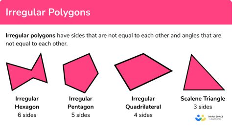 Irregular Polygon GCSE Maths Steps Examples Worksheet