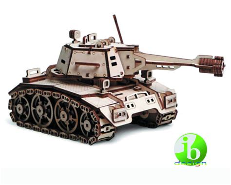 Tank Kadett Svg Lasercut File 3d Puzzle Vector Laser Cut Vector