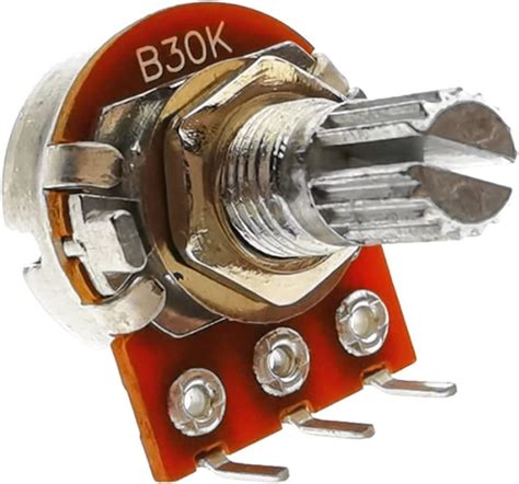 Jp 可変抵抗器、調整可能なロータポテンショメータ、ポテンショメータ 1 個フォワード Rk16 15 ミリメートル 30k B30k ロータリーポテンシ