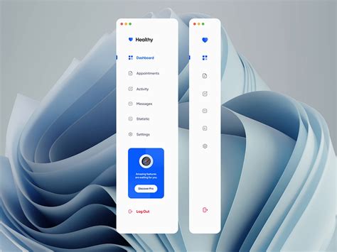glassmorphism navbar designs themes templates and downloadable