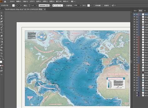 北大西洋海底地形图 Csdn博客