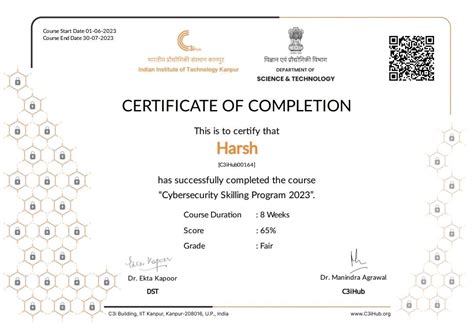 harsh on linkedin cybersecurity iitkanpur certificationcomplete infosec digitaldefender…