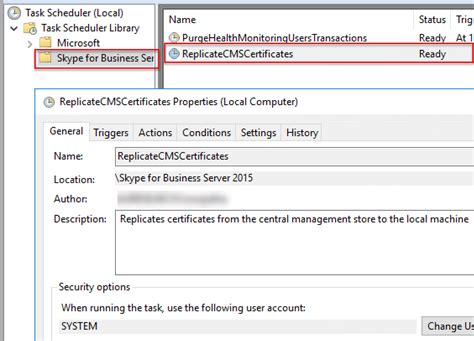 The Replication Of Certificates From The Central Management Store To The Local Machine Failed