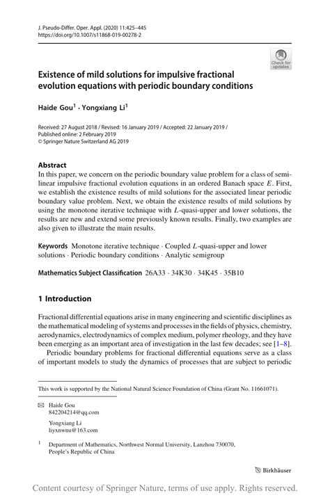 Existence Of Mild Solutions For Impulsive Fractional Evolution Equations With Periodic Boundary