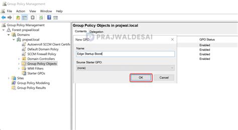 Turn On Or Off Edge Startup Boost Using GPO Group Policy