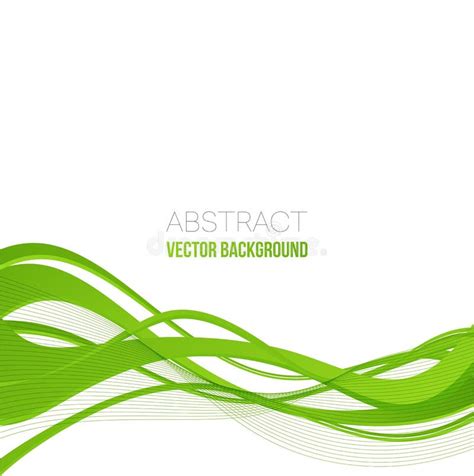 Abstract Curved Lines Background Stock Vector Illustration Of