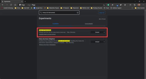 Top Microsoft Edge Flags