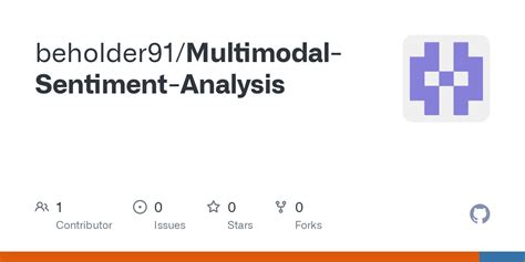 GitHub Beholder Multimodal Sentiment Analysis