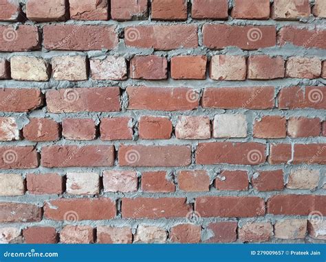 Red Brick Wall Texture Of Old Dark Brown And Red Brick Wall Panoramic