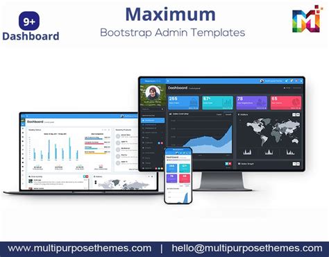 Maximum Responsive Bootstrap 4 And 5 Admin Dashboard Ui And Webapp Template