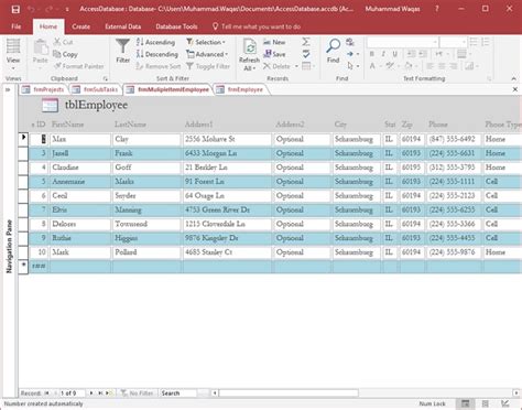 Use Access Input Forms To Enter And Modify Data