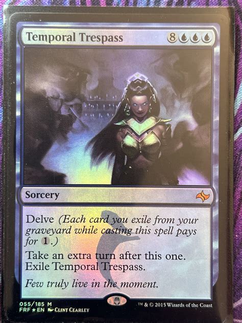 Temporal Trespass Frf Foil Bootleg Mage