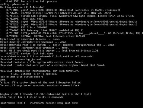 Emerging Initramfs Fsck On Ubuntu 20 Id Support Portal