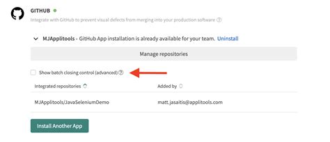 Applitools Github Integration Applitools Tutorials