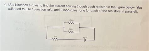 solved use kirchhoff s rules to find the current flowing