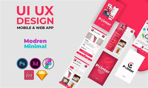 Create A Minimal Unique Ux Ui Design For Mobile And Web By Golden Ux Ui Fiverr