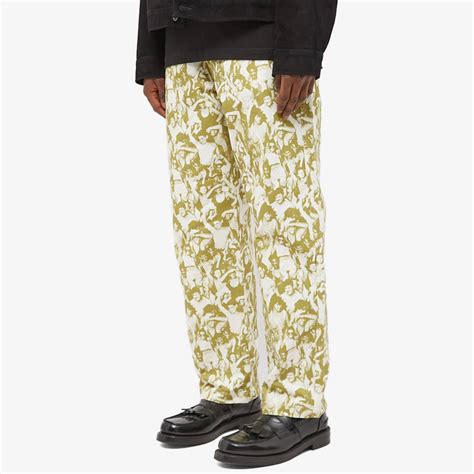 Stussy Mob Beach Pant Green End