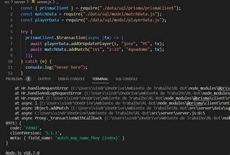 are the docs wrong or am i wrongly catching the transaction errors