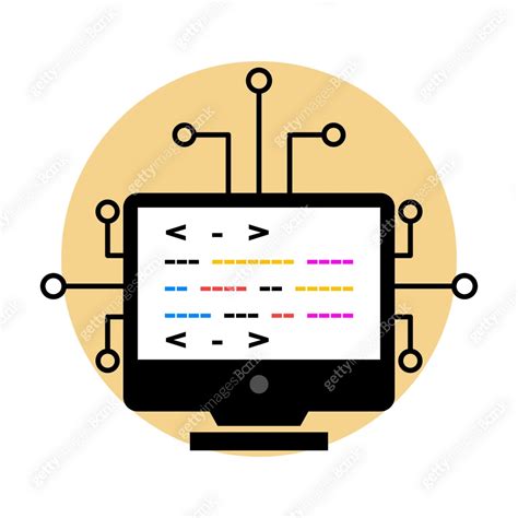 Computer Monitor With Computer Coding On The Screen Computer Science