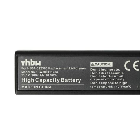2x Batteries Remplace Dji Hb01 Hb01 522365 Pour Caméra De Poche Dji 980mah 11 1v Li Polymère