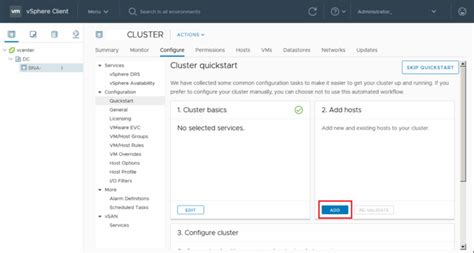Creazione Base Datacenter E Cluster In Vmware Vsphere 67