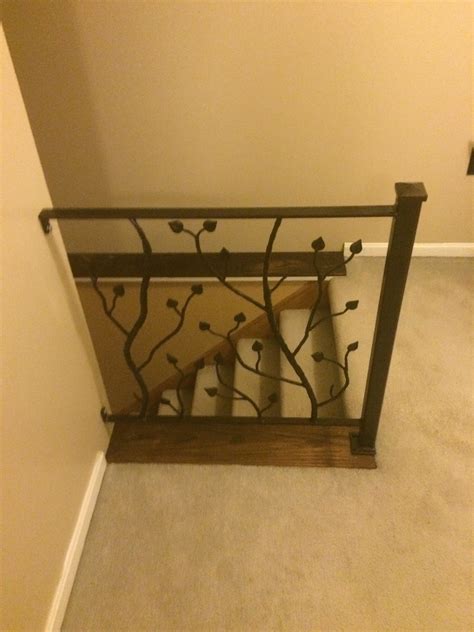 Custom Wrought Iron Branch Railing In Pittsburgh