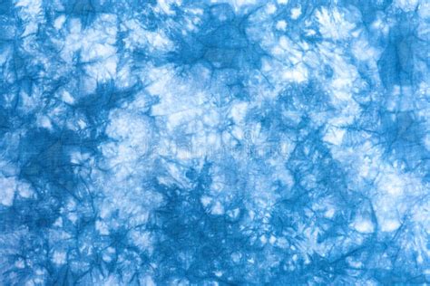 Blue Tie Dye Pattern Abstract Background Stock Image Image Of Craft