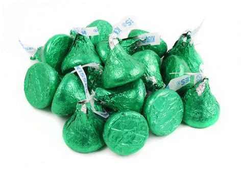 Green Hershey Kisses