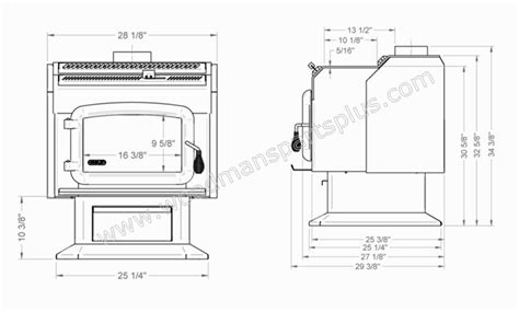 Drolet Stove Model Ht2000 Wood And Coal Stoves Cast Iron
