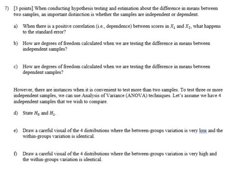 Solved [3 Points] When Conducting Hypothesis Testing And