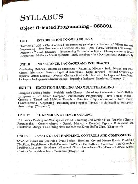 Cs3391 All Units Oops Notes Pdf