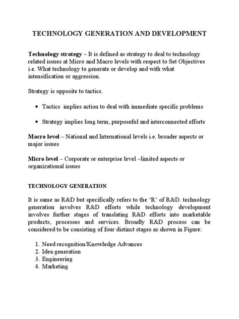 Technology Development Transfer Pdf Joint Venture Business