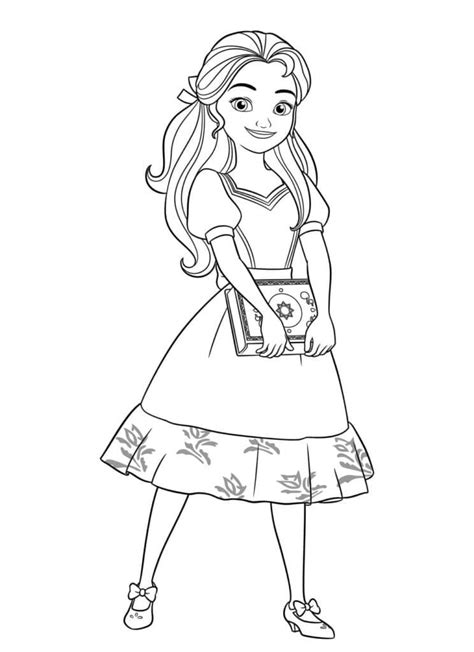Isabel From Elena Of Avalor Coloring Page Download Print Or Color