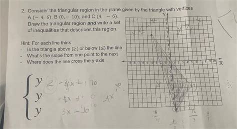 Solved Consider The Triangular Region In The Plane Given Chegg