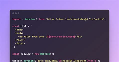Building Desktop Apps With Deno By Tristan Isham