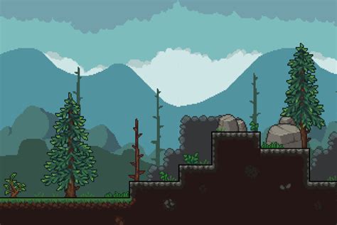 2D Pixel Art Platformer | Biome - Mountains | 2D Environments | Unity Asset Store
