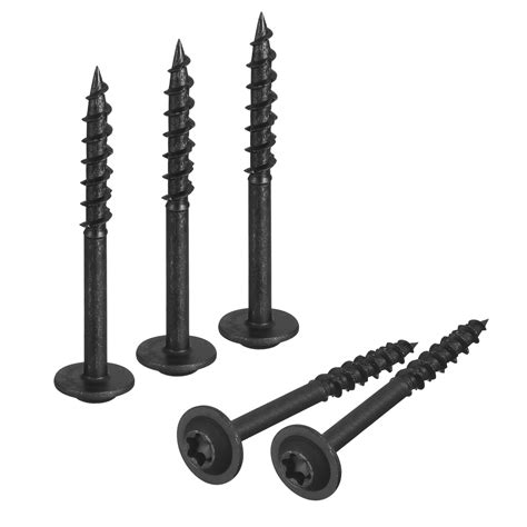 Uxcell 8 X 1 5 8 Round Washer Head Screws 50pcs Torx Star Wood Screws
