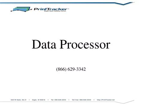 Ppt Data Processor Powerpoint Presentation Free Download Id