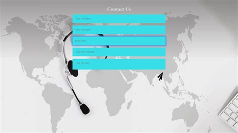 Responsive Contact Us Page Using Html And Css Youtube