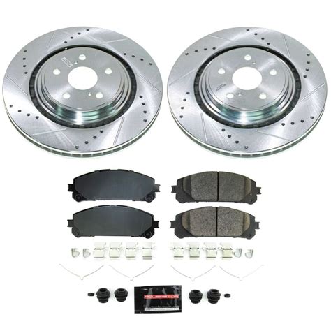 Powerstop K8753 Z23 Daily Driver Carbon Fiber Ceramic Brake Pad And
