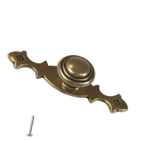 Vintage Cabinet Knob Ø29mm Antique Brass Furnica