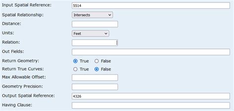 Solved Query Přes Rest Rozhraní A Správná Volba Tranforma Esri