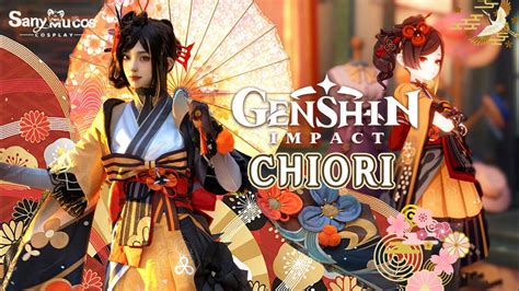 Genshin Impact Chiori Costume Game Genshin Chiori Cosplay Off