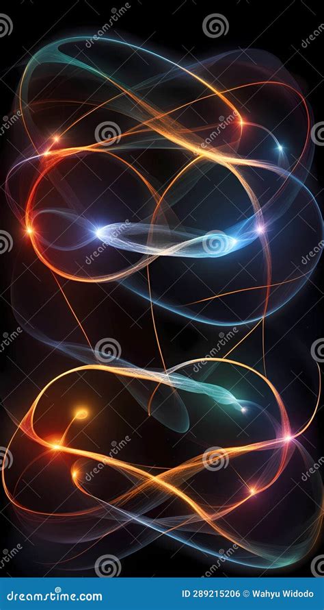 Quantum Entanglement Of Photons Concept Art Illustrations Ai Generated