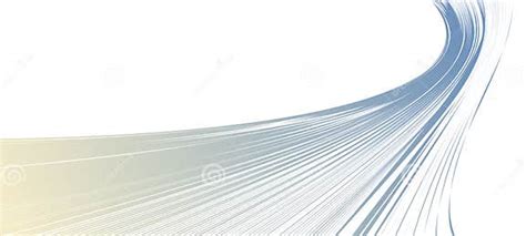 Curvature Of Space Vector Abstract Art Background 3d Linear Flow Distorted Shape Stock Vector