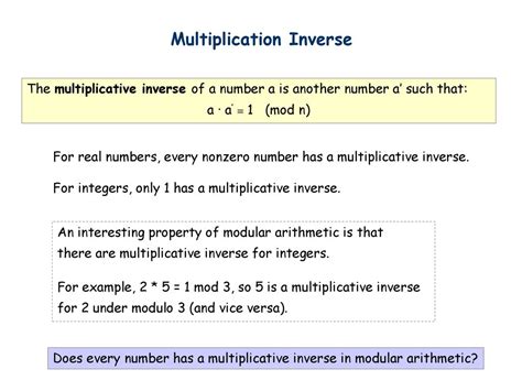 Modular Arithmetic Ii Lecture 10 Oct Ppt Download