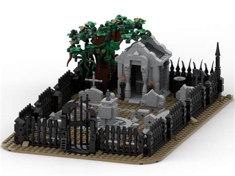 Lego Moc Graveyard By Huebre Rebrickable Build With Lego